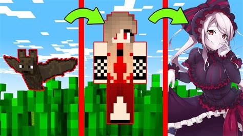 КАК МЕНЯЛАСЬ ДЕВУШКА ВАМПИР МУТАНТ И ЕГО ЖИЗНЕННЫЙ ЦИКЛ В МАЙНКРАФТ ЭВОЛЮЦИЯ ВАМПИРА МУЛЬТИК