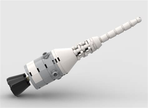 Lego Moc Saturn V Command Service Module Upgrade By Dlpitbull66 Rebrickable Build With Lego