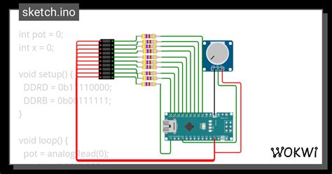Usando Bargraph Wokwi Esp32 Stm32 Arduino Simulator