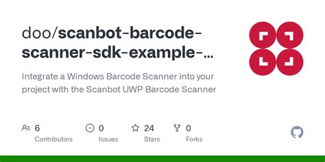 GitHub Doo Scanbot Barcode Scanner Sdk Example Windows Integrate A Windows Barcode Scanner