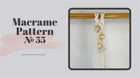 Macrame Pattern Tutorial Beaded Macrame Pattern Ideas Macrame For Beginners YouTube