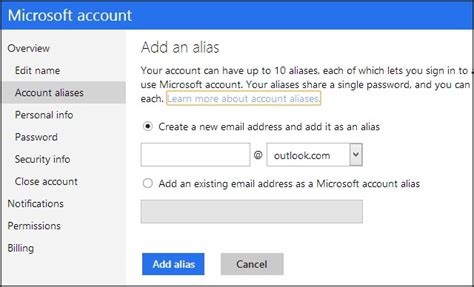how to add a new alias step by step pureinfotech