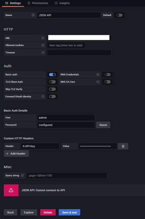 Json Api Cannot Connect To Api · Issue 242 · Grafanagrafana Json Datasource · Github