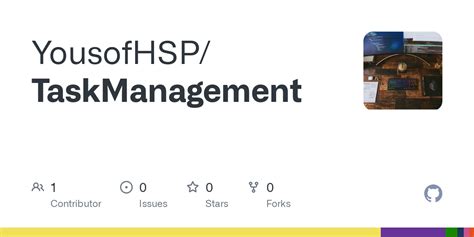 GitHub YousofHSP TaskManagement