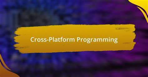 Cross Platform Programming Quiz Sg