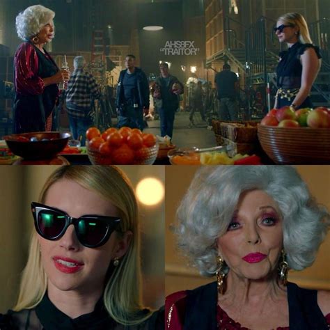 Madison Meets Bubbles In Ahsapocalypse Ahsfx Emma Roberts And Joan