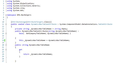 How To Use MVC Net On The Dynamics NAV Database Structure CodeProject
