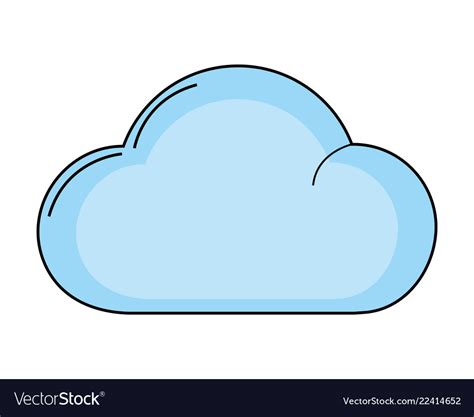 Cloud Computing Symbol Royalty Free Vector Image