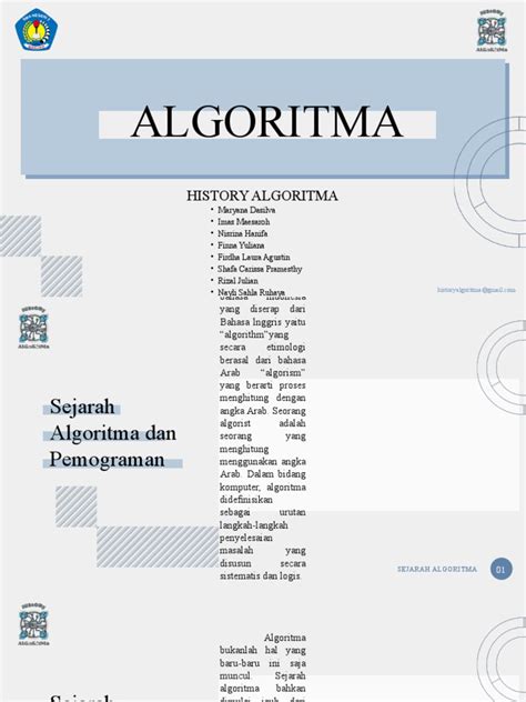 Sejarah Algoritma Pdf
