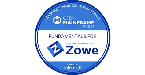 Fundamentals For Zowe Was Issued By Interskill Learning To Daniel