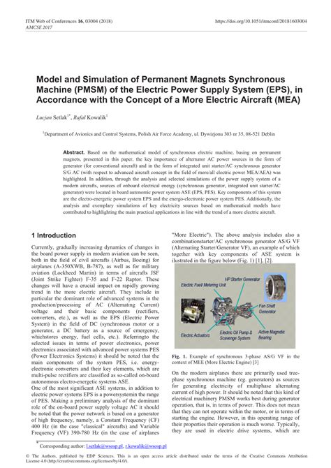 Pdf Model And Simulation Of Permanent Magnets Synchronous Machine Pmsm Of The Electric Power