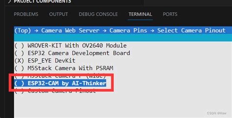 （esp Idf）如何从零入手esp Cam以及踩坑记录 Csdn博客