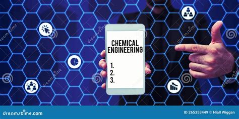 Writing Displaying Text Chemical Engineering Internet Concept