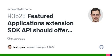Featured Applications Extension Sdk Api Should Offer Events To Allow A Extension To Collect