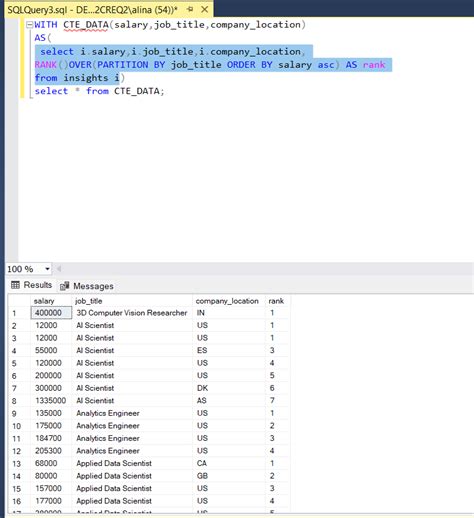 Stuck In Creating An Alias For The Cte To Work R Sql