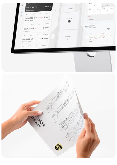 UPS TMS Platform SaaS UI UX Design Behance