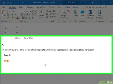 How To Set Up An Out Of Office Message In Outlook Ways