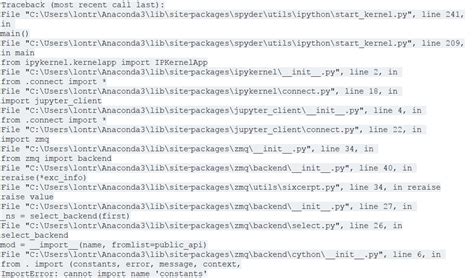 Spyder Ipython Console Shows An Error Occurred While Starting The Kernel · Issue 4514
