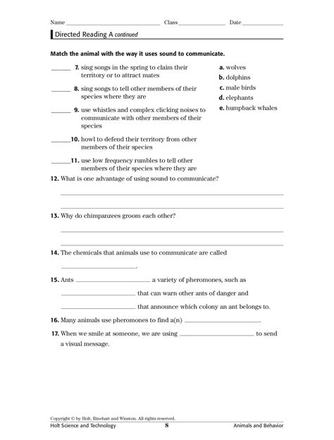 Skills Worksheet Directed Reading A Pcmac Pages 1 3 — Db