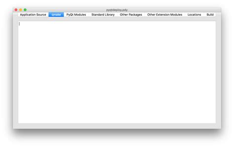 Tutorial — Pyqtdeploy 132 Documentation