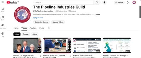 Webinars Learning Knowledgesharing Youtube Subscribenow The Pipeline Industries Guild