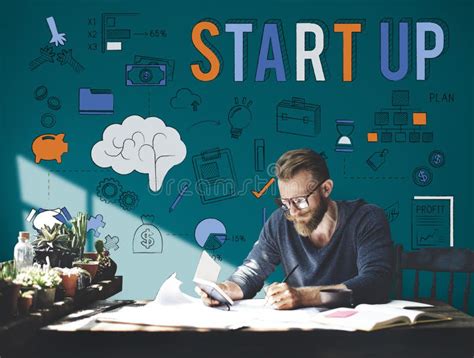 Startup New Business Launch Development Concept Stock Image Image Of