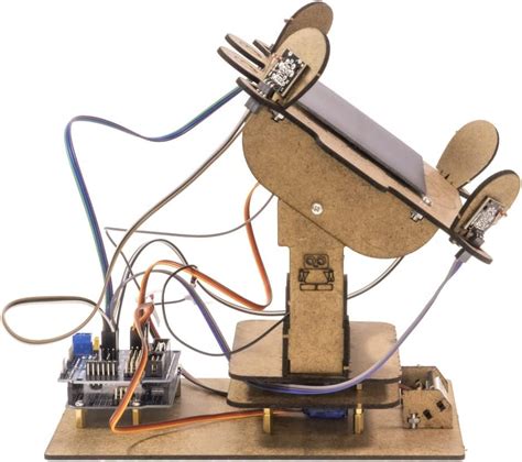 Robotistan Solar Tracker System Compatible With Arduino With Electronic Components Smart