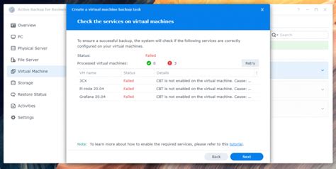 How To Backing Up Vmware Esxi With Synology Active Backup For Business