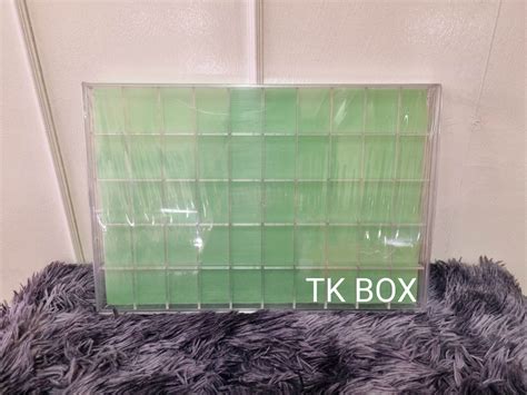 กล่องใส่พระ 50 ช่องใหญ่ มีฝาปิด กล่องพลาสติกกั้นช่อง ขนาด 30 5×45 ซ ม Tk Box Thaipick