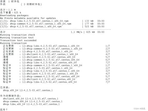 Centos Dhcp配置centos设置dhcp Csdn博客