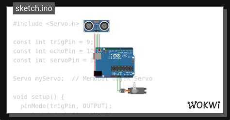 Palang Pintu Wokwi Esp32 Stm32 Arduino Simulator