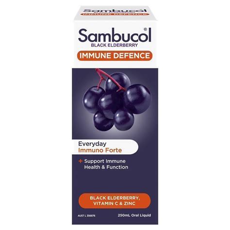 Jual Sambucol Immune Defence Immuno Forte Liquid 250ml Shopee Indonesia