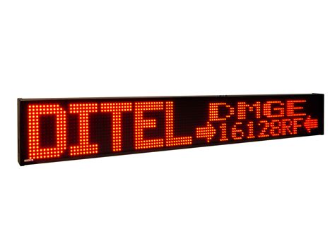Dot Matrix Display 16x128 Pixels Dmge16128 Diteltec Com