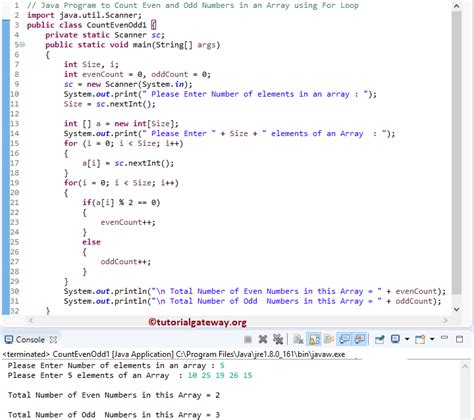 Program To Find Even And Odd Numbers In Java Factory Sale