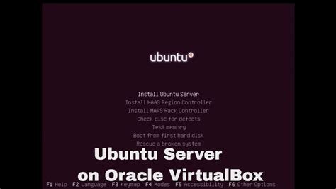 How To Install Ubuntu Server 1604 On Oracle Virtualbox Youtube
