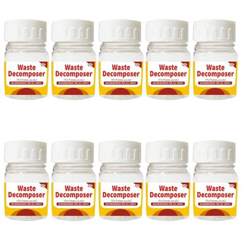 Buy Waste Decomposer 10 Bottles Bio Decomposer For Kitchen And Agriculture Waste Compost Maker
