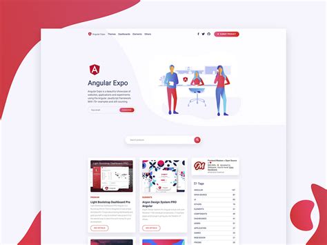 Angular Expo By Creative Tim On Dribbble