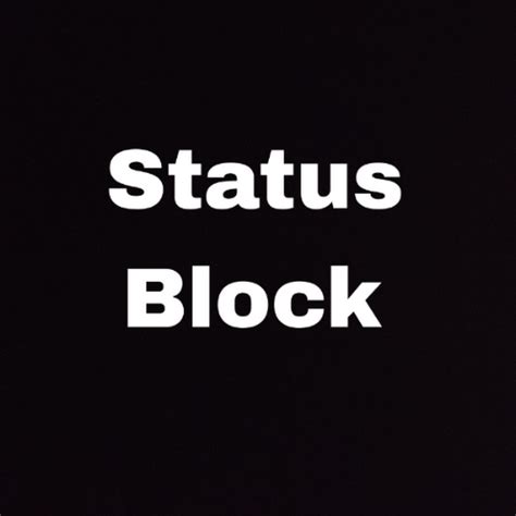 status block youtube