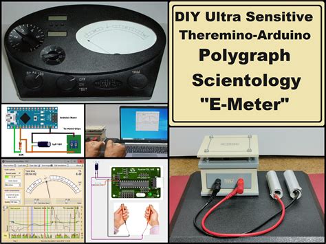 DIY Ultra Sensitive Theremino Arduino Polygraph Scientology E Meter
