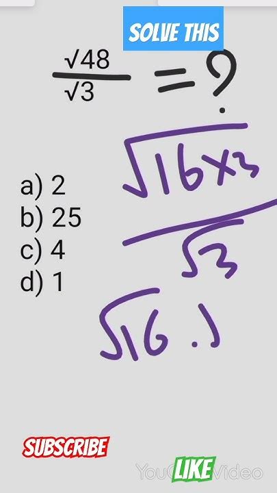 how to solve square root problems maths shorts squareroot tricks