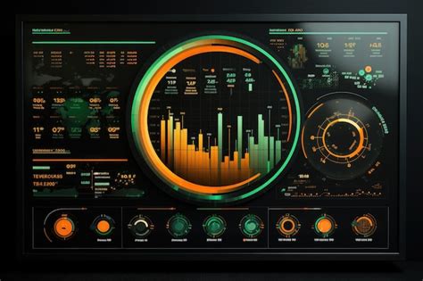 Premium Ai Image Big Data Analytics Report Infographic With Graph And Diagrams On Abstract