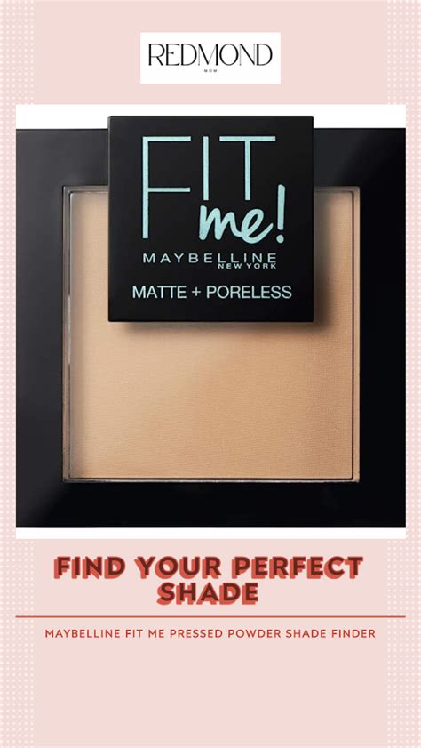 Maybelline Fit Me Powder Shades Redmond Mom