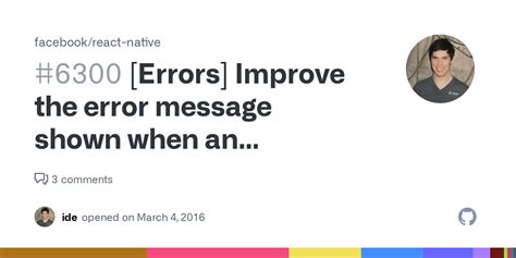Errors Improve The Error Message Shown When An Unregistered Callback Is Invoked · Issue 6300