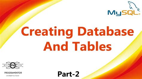 02 How To Create Database And Table In Mysql Mysql Database And