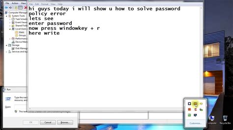The Password Does Not Meet The Password Policy Requirements In Window 7 Youtube