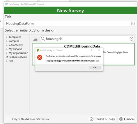 solved error supports apply edits with global ids esri community