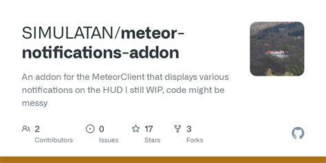github simulatan meteor notifications addon an addon for the