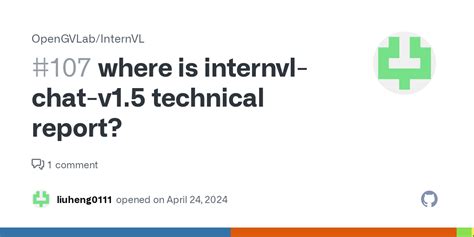 Where Is Internvl Chat V Technical Report Issue OpenGVLab InternVL GitHub