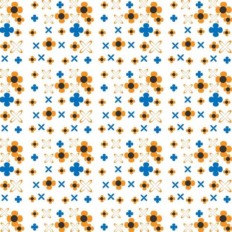 Premium Vector Seamless Geometric And Organic Shape Pattern