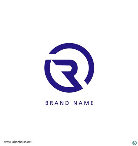 R 로고 일러스트 Ai 다운로드 Free R Logo 어반브러시